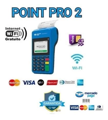 Máquina Point Pro Maquininha De Passar Cartão Mercado Pago