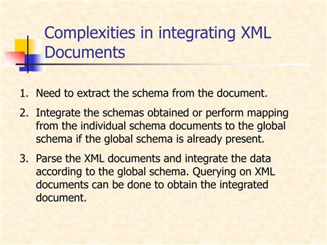 ppt xml schema integration powerpoint presentation free download id 3581045