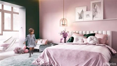 Pink Two Colour Combination For Bedroom Walls For A Blush Look