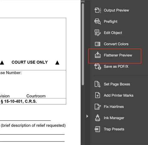 how to flatten a fillable pdf file