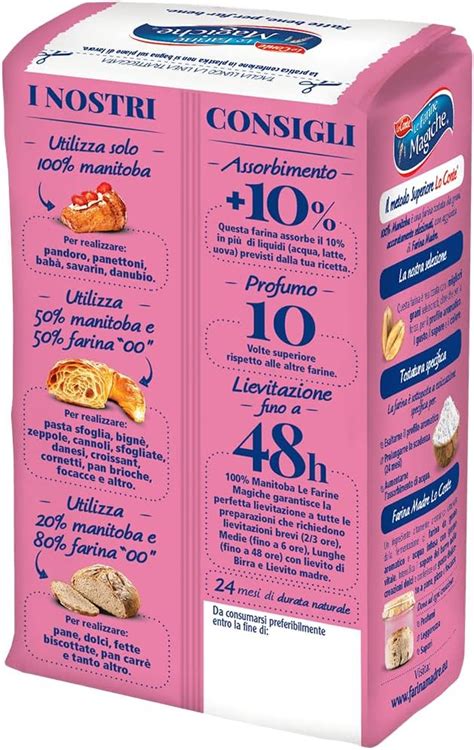 LO CONTE LE FARINE MAGICHE MIX A BASE DI FARINA TIPO 0 100 MANITOBA 1 KG