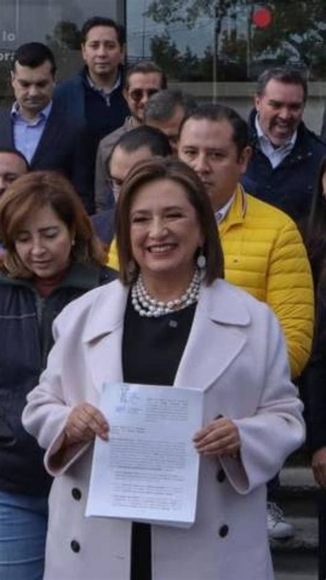 Xóchitl Gálvez presenta denuncia contra Claudia Sheinbaum y AMLO por