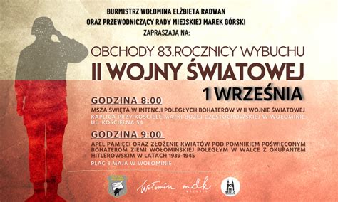 Obchody 83 rocznicy wybuchu II wojny światowej Gmina Wołomin