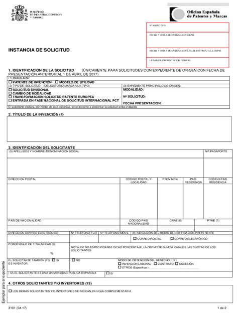 Completable En línea Directrices de Examen de Solicitudes de Modelos de