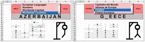 Ahorcado Excel Juego Del Ahorcado Excel Juego Ahorcado Experto En