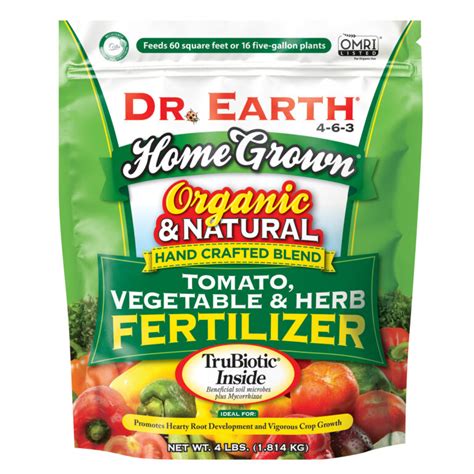 Home Grown Tomato Vegetable Herb Fertilizer Dr Earth