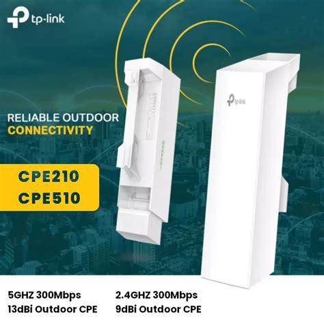 Station CPE WiFi Extérieure TP Link CPE210 CPE510 2 4 5GHz 300Mbps