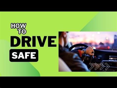 How To Drive A Car Safely Driving Tips Driving YouTube
