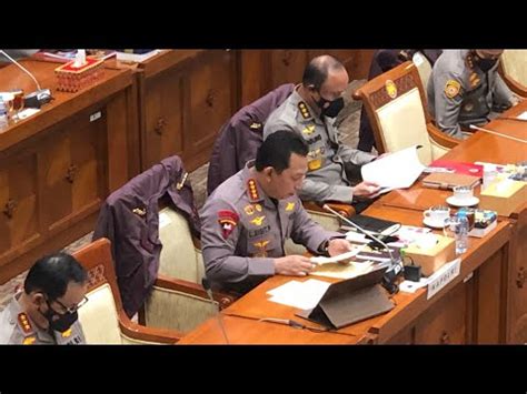BREAKING NEWS Komisi III DPR RI Rapat Kerja Dengan Kapolri SIN PO Tv