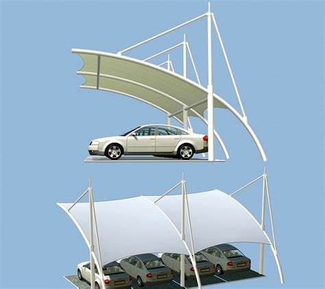 Kanopi Membran Parkiran Mobil Motor 30 Desain Pilihan