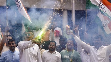 IN PHOTOS Congress Celebrates After Defeating BJP In Karnataka Elections