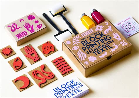 Kit Estampaci N Textil Basic Fabrica De Texturas