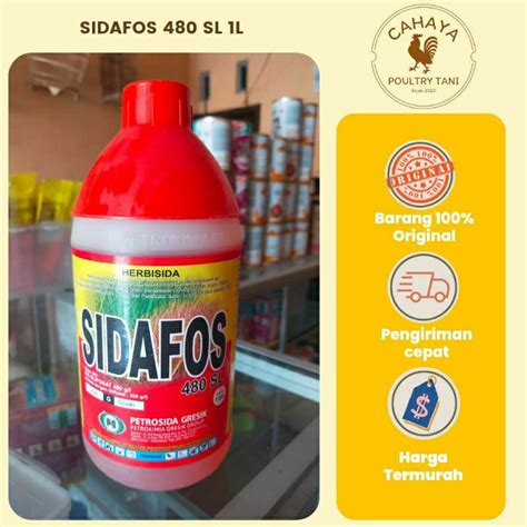 Jual Herbisida SIDAFOS 480 SL 1 Liter Shopee Indonesia