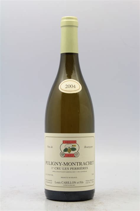Louis Carillon Puligny Montrachet Er Cru Perri Res Vins