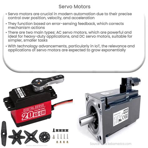 Servo Motors How It Works Application Advantages