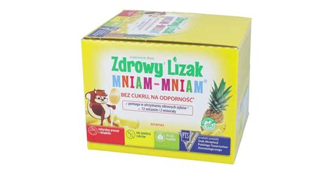 Zdrowy Lizak Mniam Mniam smak ananasowy 40 lizaków opinie skład i