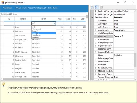 grid designer in windows forms gridgrouping control syncfusion