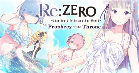 Re ZERO Starting Life In Another World The Prophecy Of The Throne