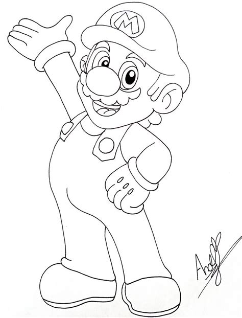Mario Bros Para Colorear Mario Bros Para Colorear Mario Para