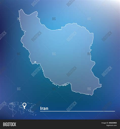 Map Iran Vector Vector Photo Free Trial Bigstock