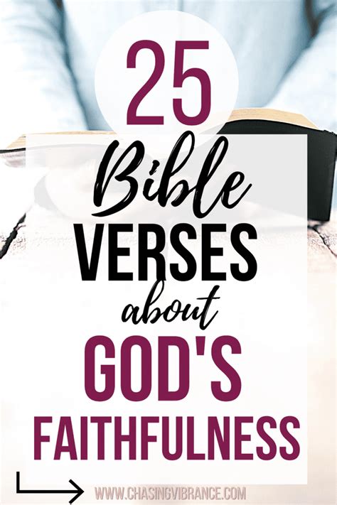 25 Bible Verses About God S Faithfulness Chasing Vibrance