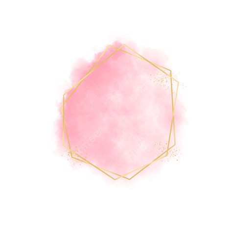 Pink Pastel Watercolor PNG Image Luxury Pastel Pink Watercolor Gold