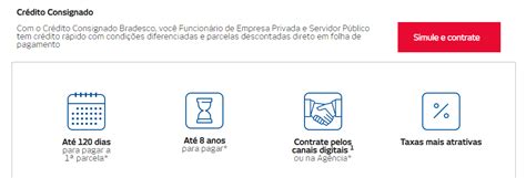Como solicitar o empréstimo consignado Bradesco