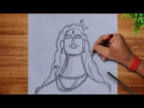 How To Draw Lord Shiva Easy Drawing Of Lord Lord Mahadev Step By