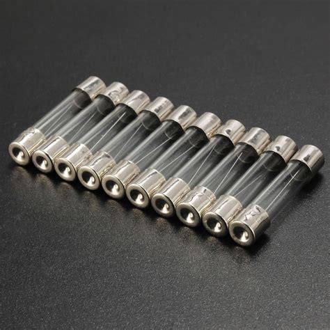 10Pcs Lot AC 220V Quick Fast Blow Glass Fuse Fuses 2A 5A 10A 15A 25A