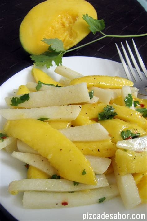 Ensalada De J Cama Mango Pizca De Sabor Receta Recetas