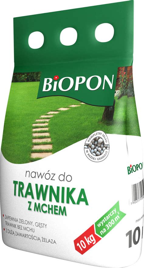 Nawóz Do Trawnika Z Mchem 10kg Biopon Biopon Sklep EMPIK
