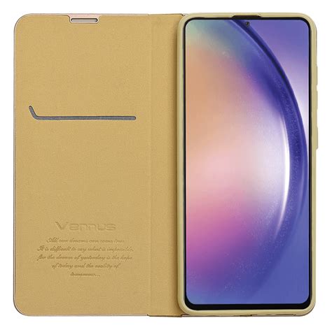 Eleganckie Zamykane Etui Do Samsung Galaxy A G Zlote Szk O