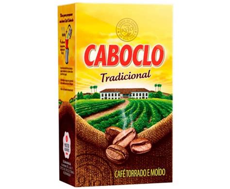 Compre Café Tradicional Torrado Moído Vácuo Caboclo 250g aqui na Tudo