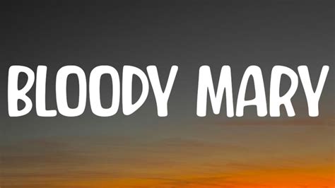 Lady Gaga Bloody Mary Sped Up Lyrics I Ll Dance Dance Dance With