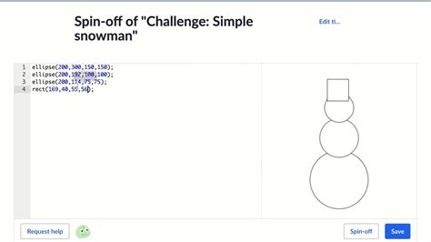 javascript adding a hat to the simple snowman computer programming khan academy youtube