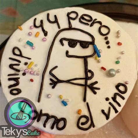 Torta Meme Flork Cumplea Os Tortas Bonitas Pasteles Divertidos