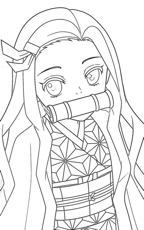 35 Desenhos Da Nezuko Para Imprimir E Colorir Pintar