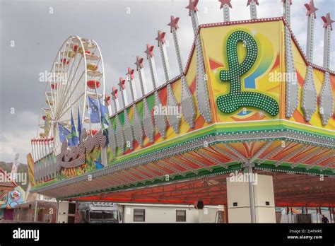 Aachen April 2022 The Kirmes Oecher Bend Takes Place Twice A Year On