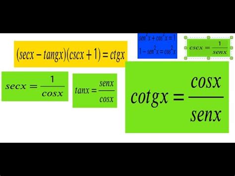 Identidades Trigonom Tricas Ejemplo 8 YouTube