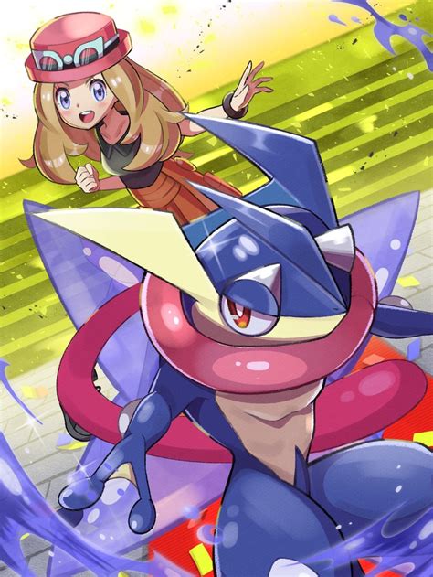 Serena And Greninja Pokemon And 2 More Drawn By Inana Umi Danbooru