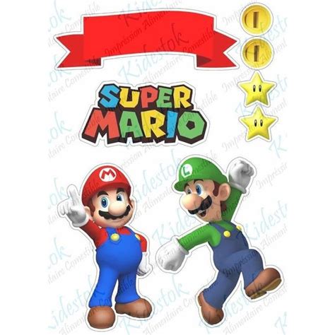 Topper Super Irmãos Fiesta de mario bros Super mario Super mario bros