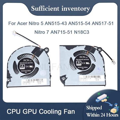 Notebook Pc Fans Radiator Cooler Gpu Cpu Cooling Fan For Acer Nitro