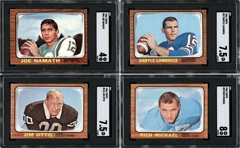 1966 Topps Football Complete Set 132 W SGC