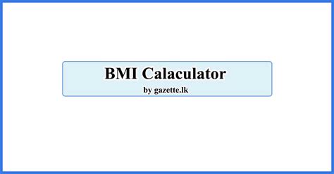 Free Online Bmi Calculator Accurate Bmi Calculation Tool