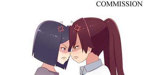 Commission Catfight Yuri Commission 38 Pixiv