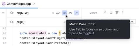 Find And Replace Text Using Regular Expressions CLion Documentation