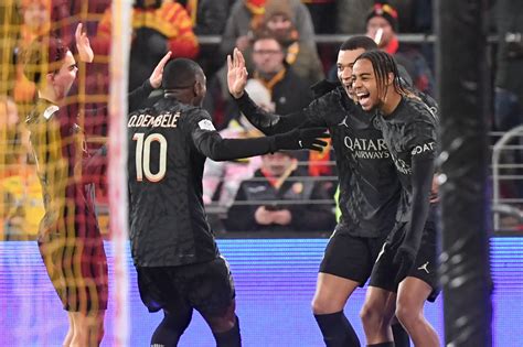 Barcola Mbapp Demb L Trio Gagnant Du Psg Sport Fr