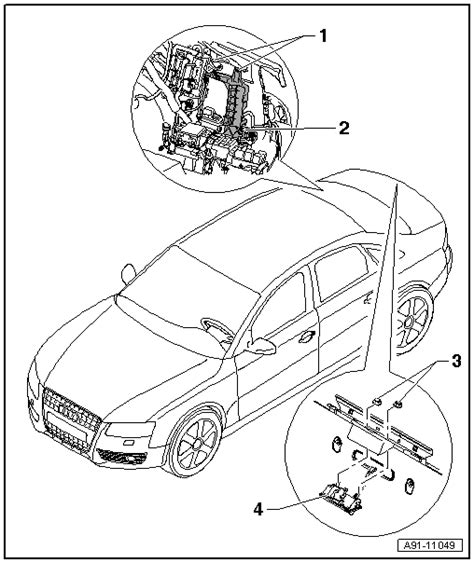 Audi Workshop Service And Repair Manuals A4 Mk3 Vehicle Electrics
