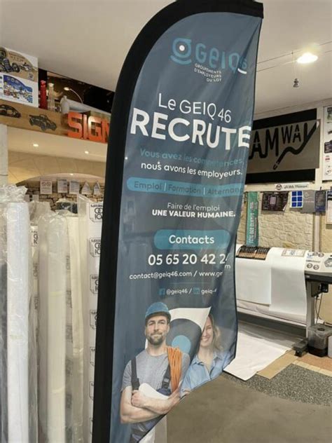 Oriflamme pour le recrutement Signal Éthique 46