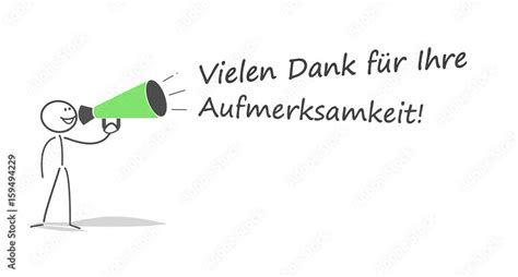 Vielen Dank für Ihre Aufmerksamkeit Stock Illustration Adobe Stock